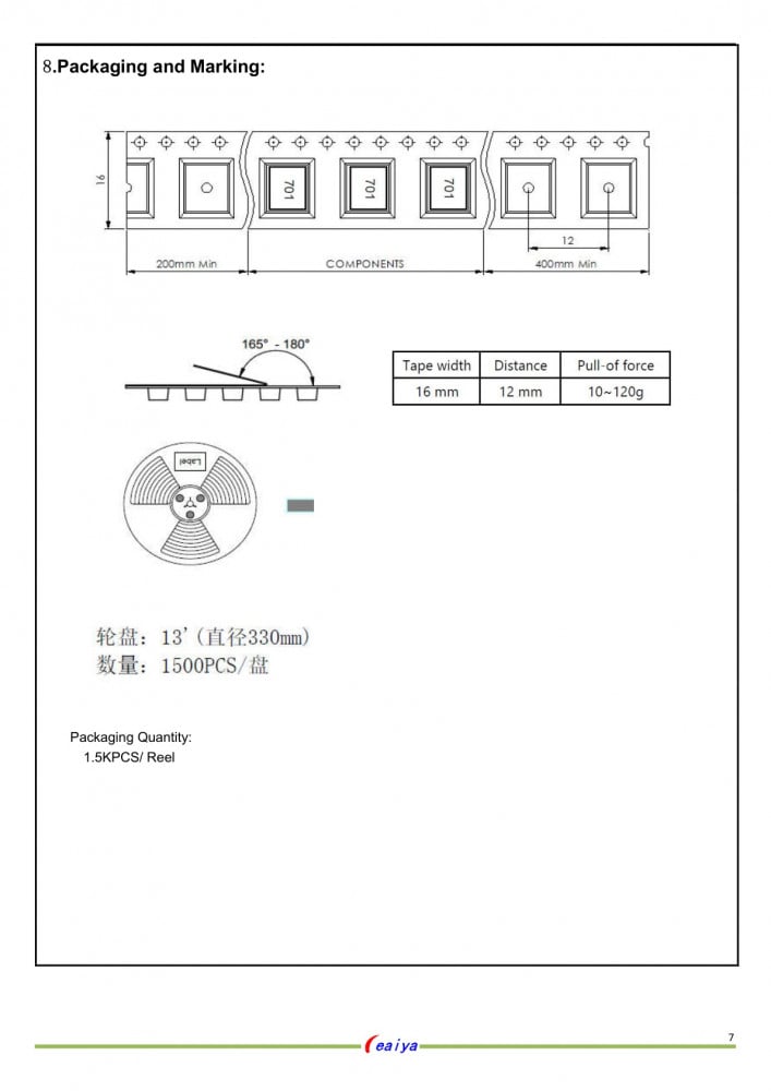 CCM7060A specification page 7