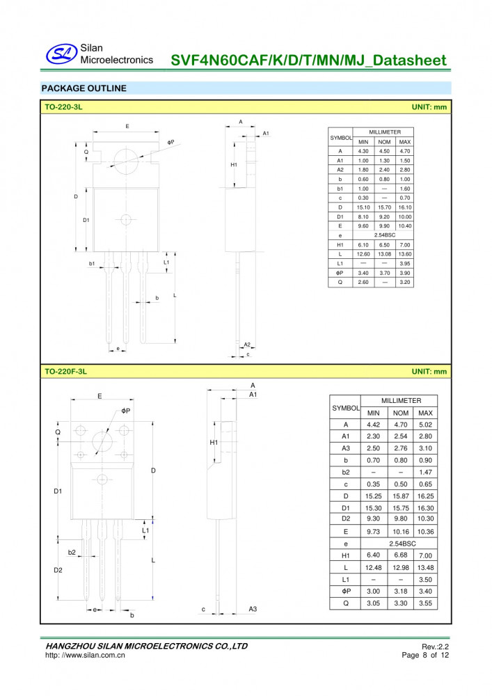 SVF4N60CAF datasheet page 8