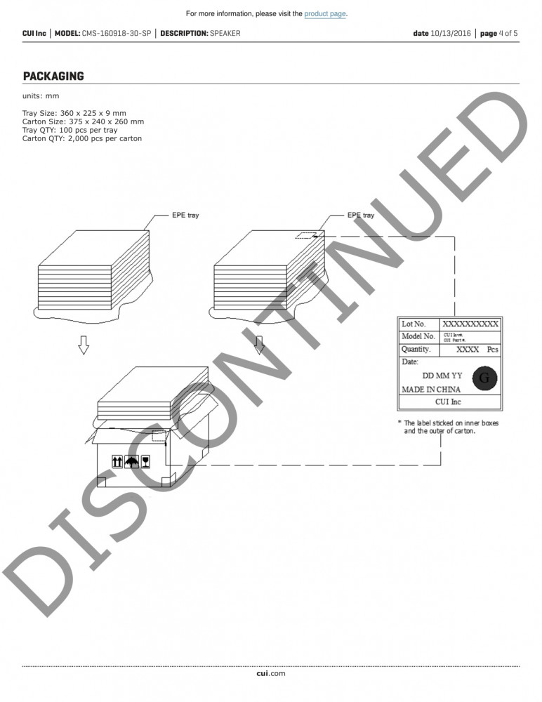 CMS-160918-30-SP datasheet page 4