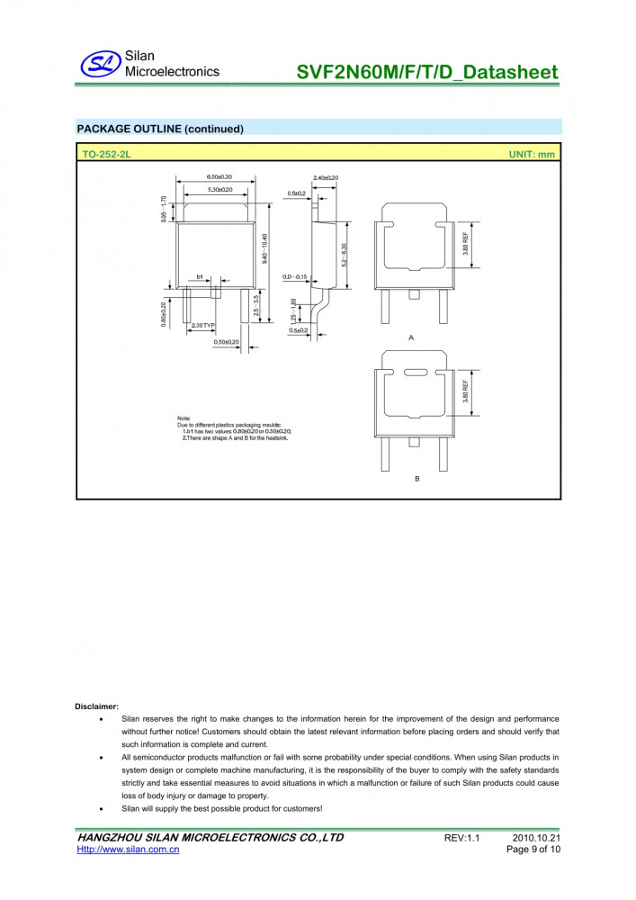 SVF2N60M datasheet page 9