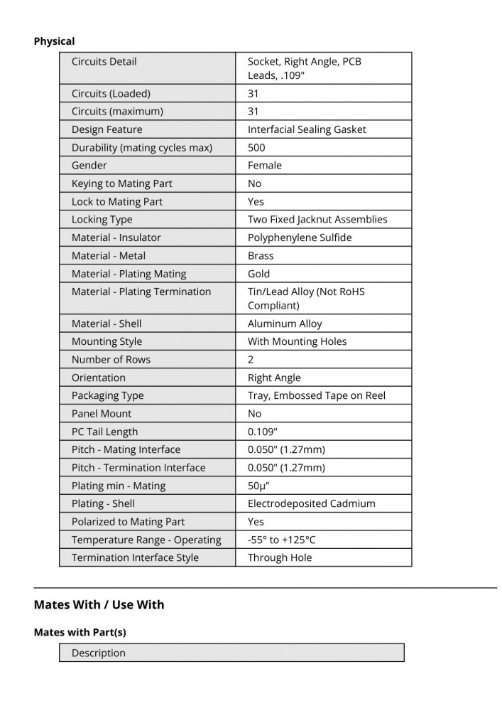 Technical document page 2 for MK-2S3-031-435-220S-900