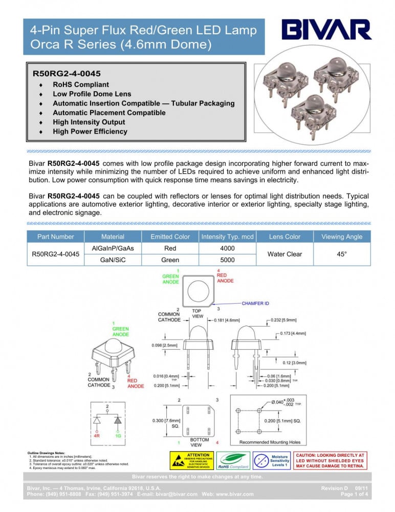 R50RG2-4-0045 datasheet page 1