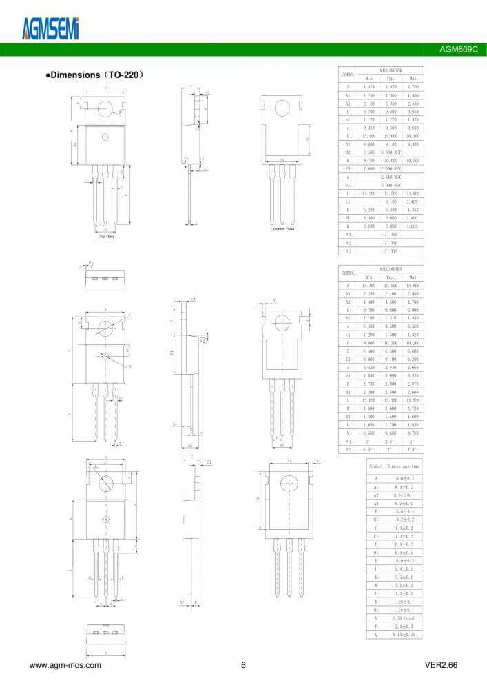 AGM609C datasheet page 6