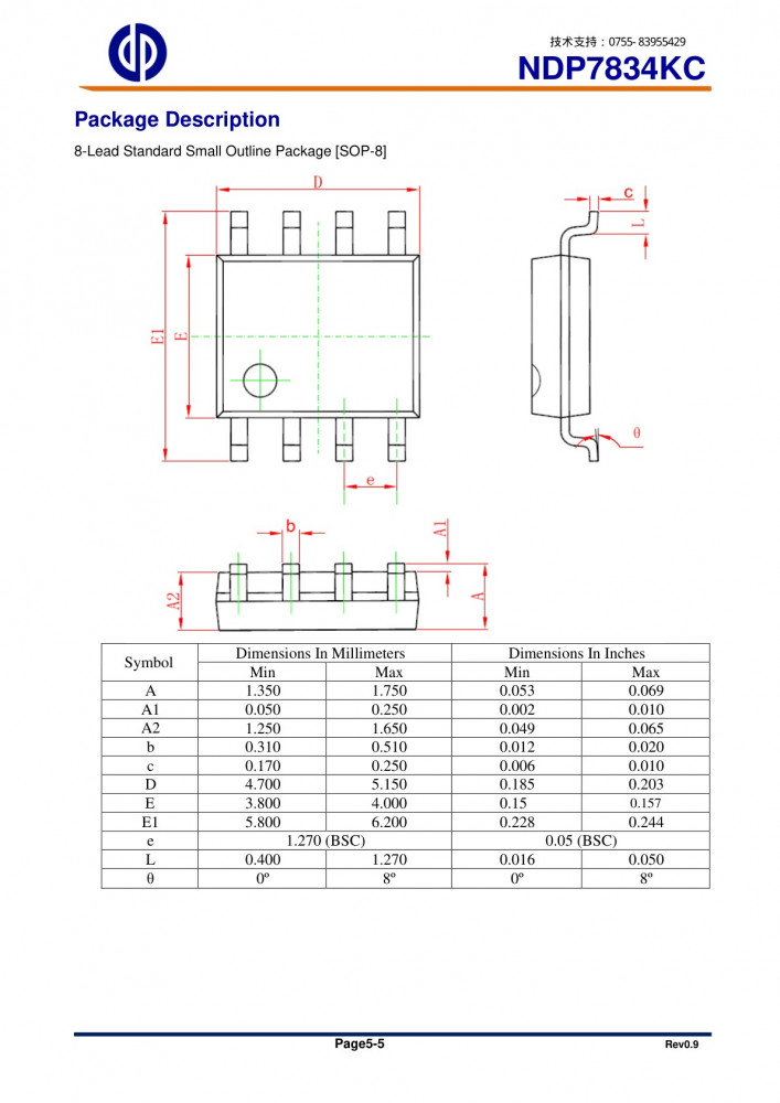 NDP7834KC datasheet page 5