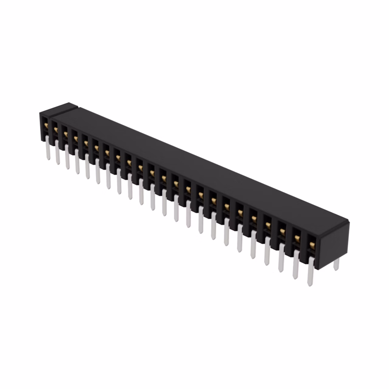 2.00mm Pitch Milli-Grid Receptacle, Side Entry, Through Hole, 0.05µm Gold (Au) Plating, 46 Circuits, Tube, Lead-Free for sale