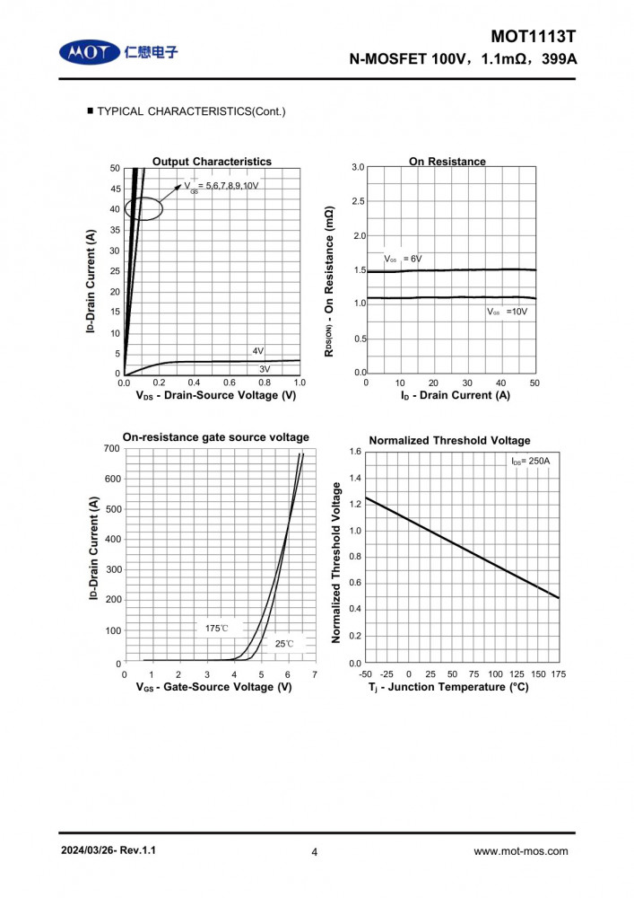 MOT1113T datasheet page 4