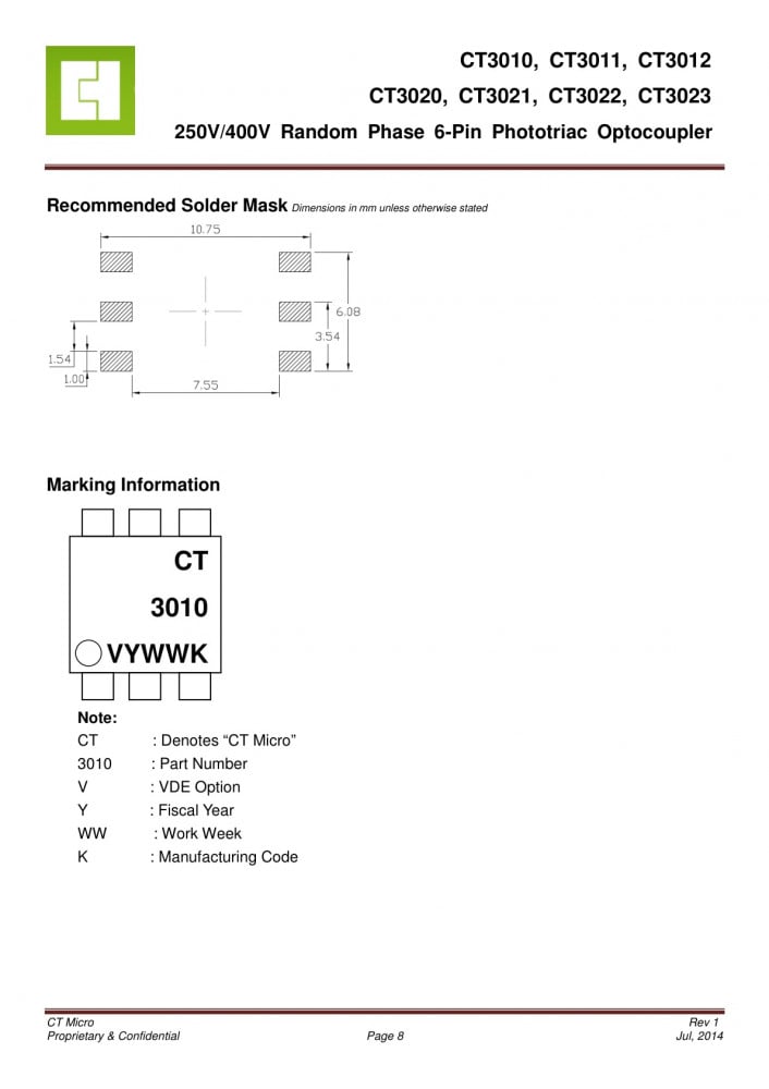 CT3021 datasheet page 8