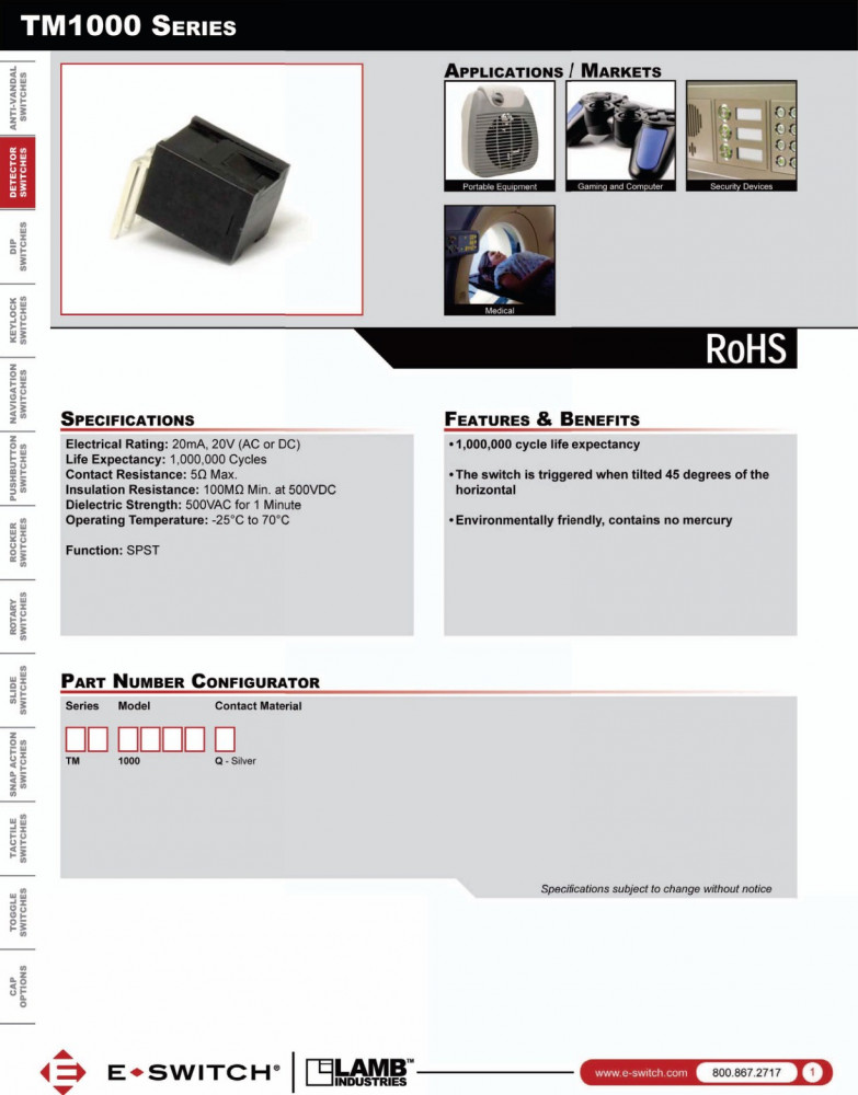 TM1000Q technical document page 1