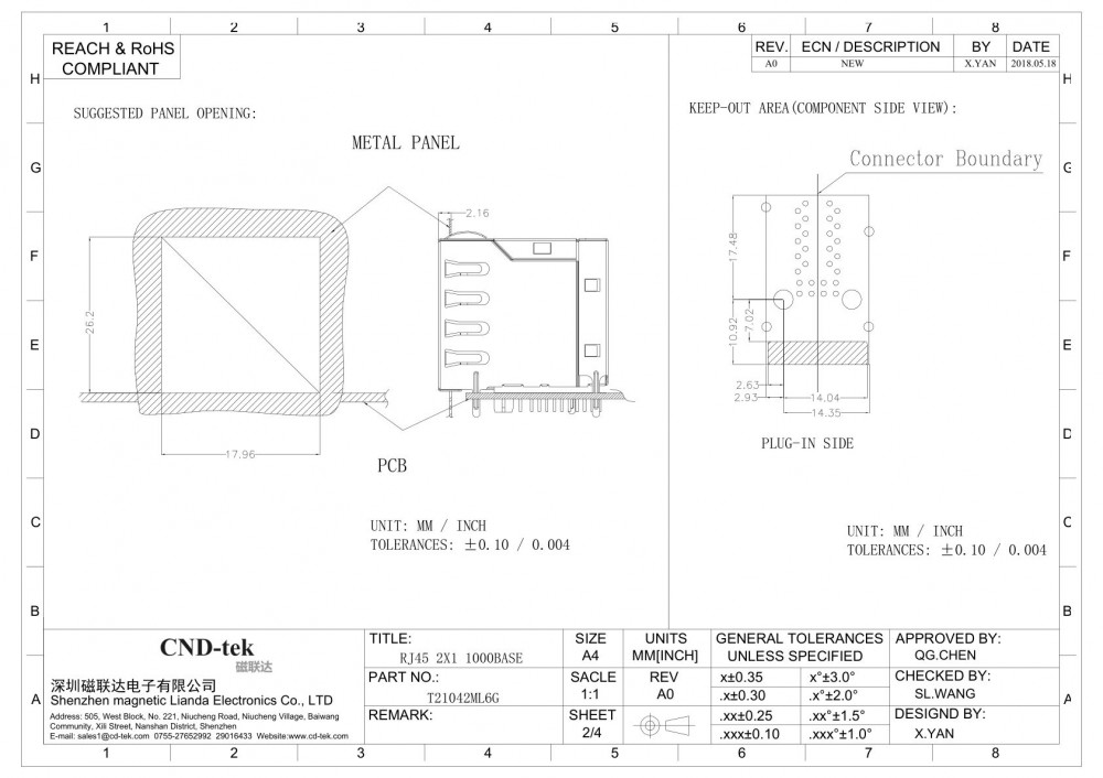 T21042ML6G technical drawing page 2