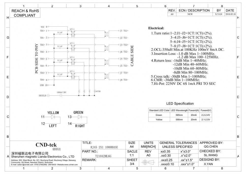 T21042ML6G technical drawing page 3