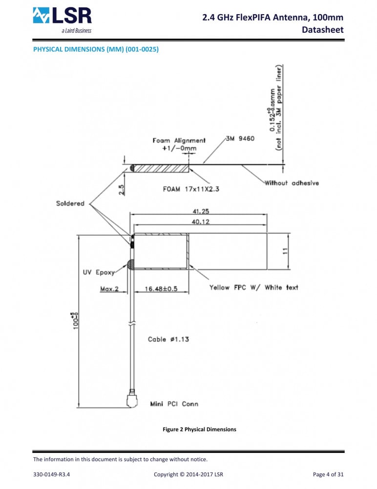 Laird 001-0022 datasheet page 4