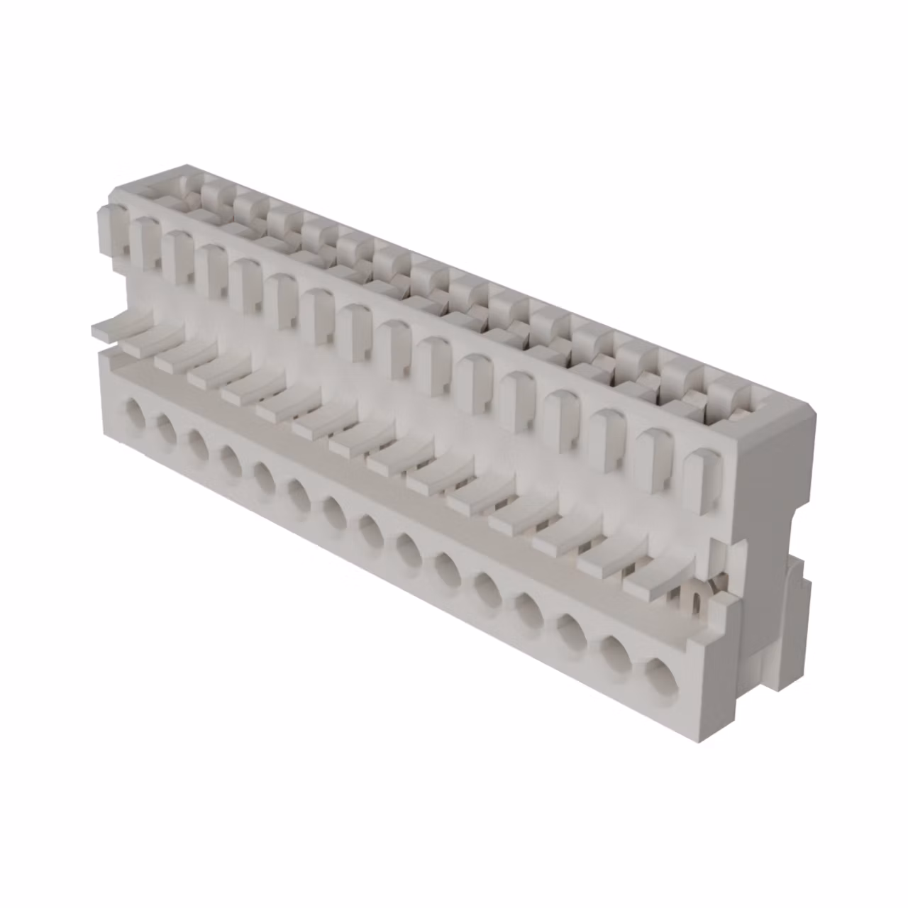 Appli-Mate RAST 2.5 Female Connector, 2.50mm Pitch, 15 Circuits, All Position Keys, Closed Endwalls for sale