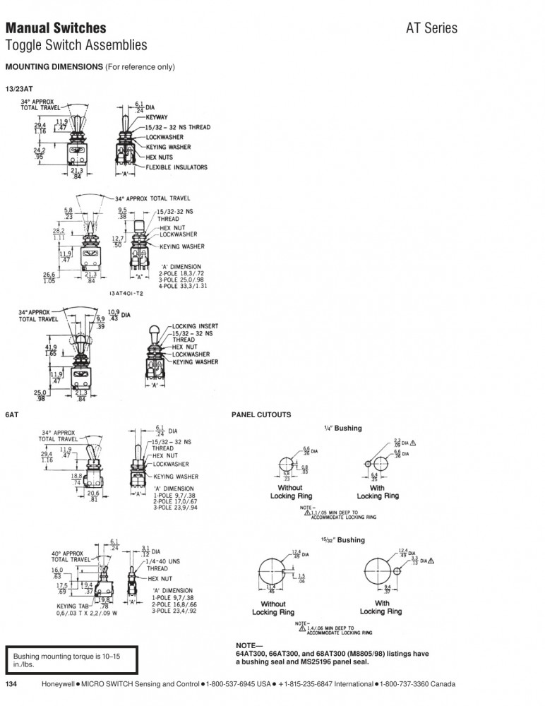 Honeywell 13AT series catalog page 5