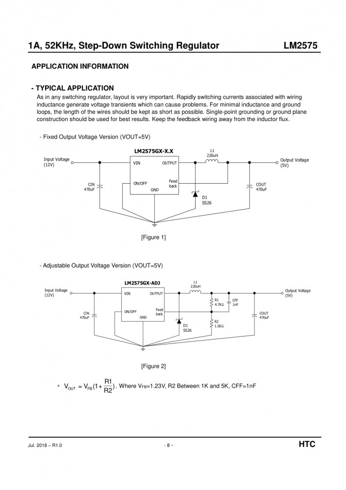LM2575 datasheet page 8