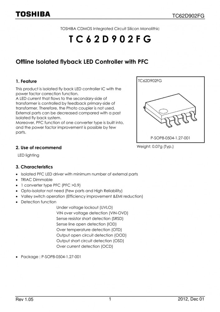 TC62D902FG datasheet preview
