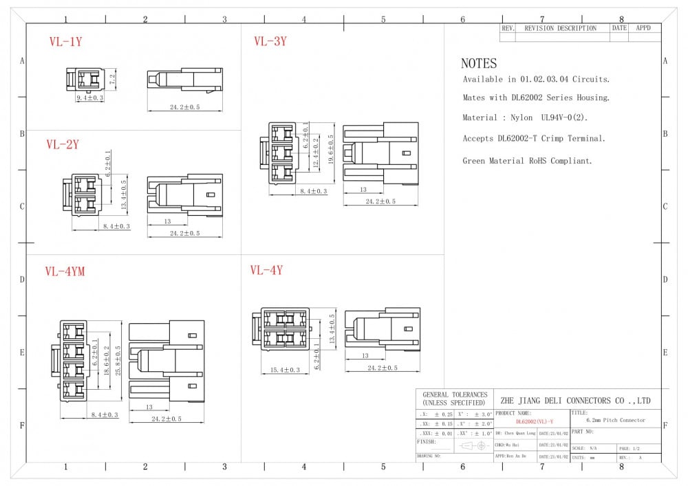 DLL VL-T-G technical document page 4