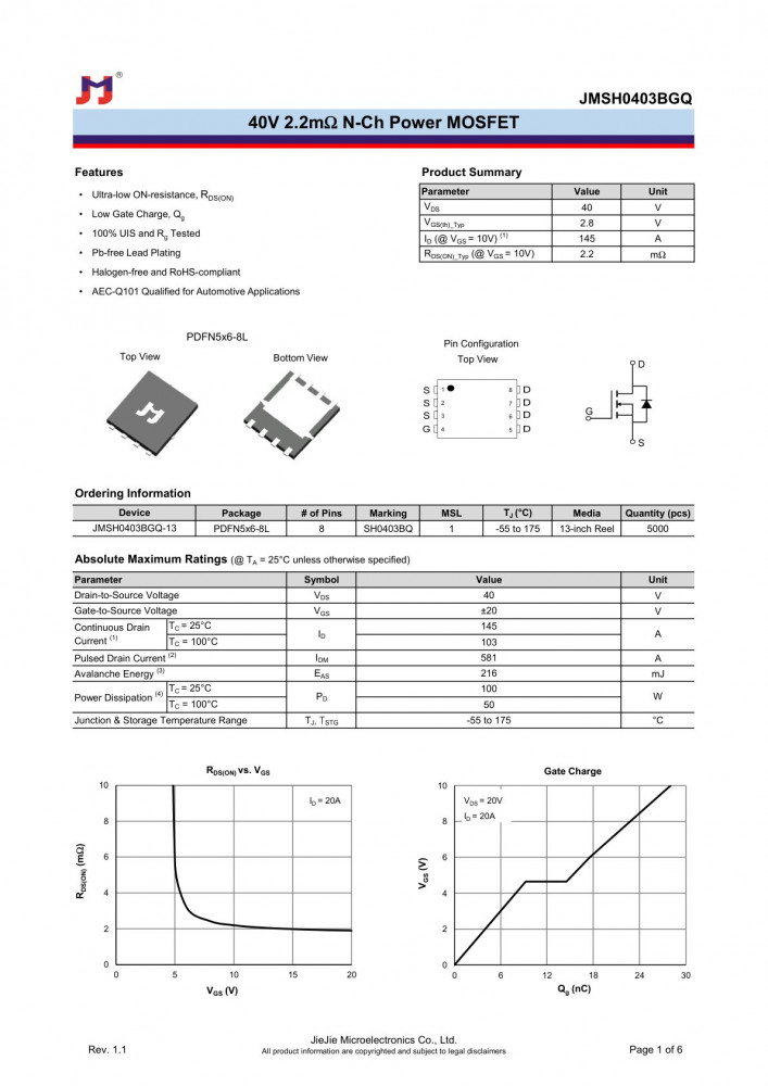 JMSH0403BGQ-13 datasheet page 1