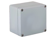 Enclosure, Die-cast Aluminum, S-8100 Series, without External Mounting Flanges, 100 x 70 x 45mm Outside Dimensions, Sandblasted for sale