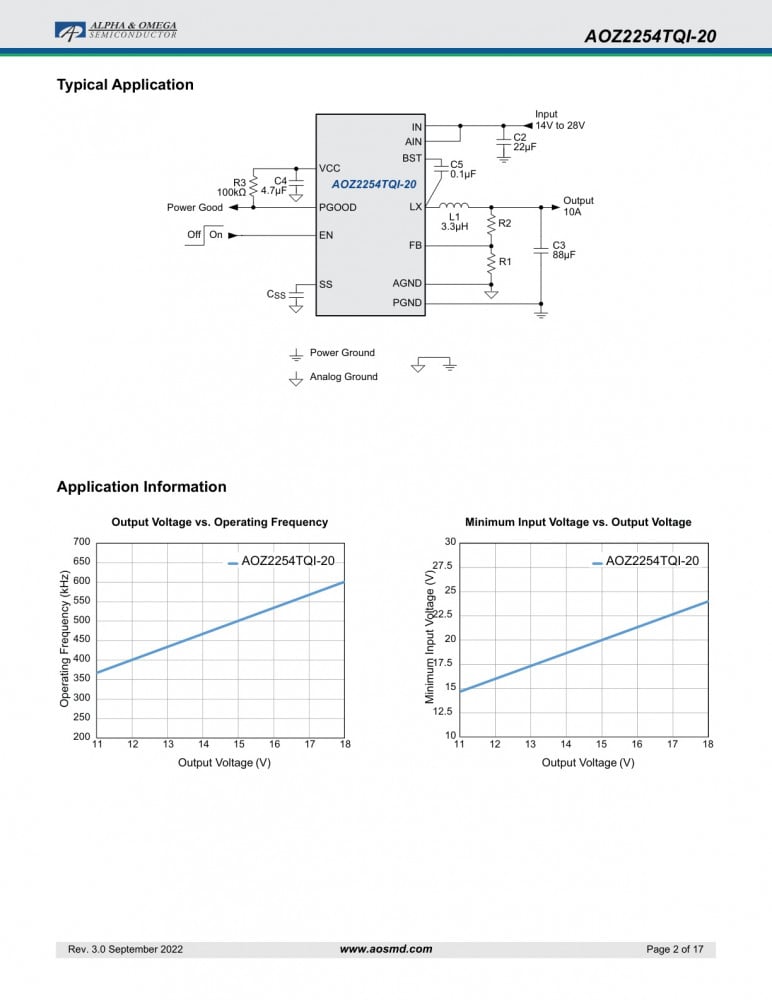 AOZ2254TQI-20 datasheet page 2