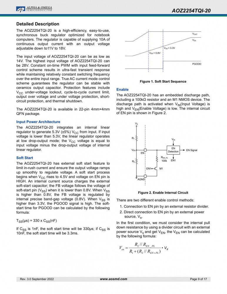 AOZ2254TQI-20 datasheet page 9