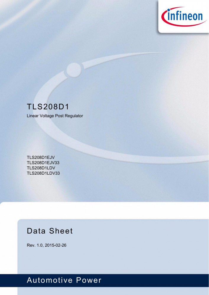 TLS208D1 datasheet page 1