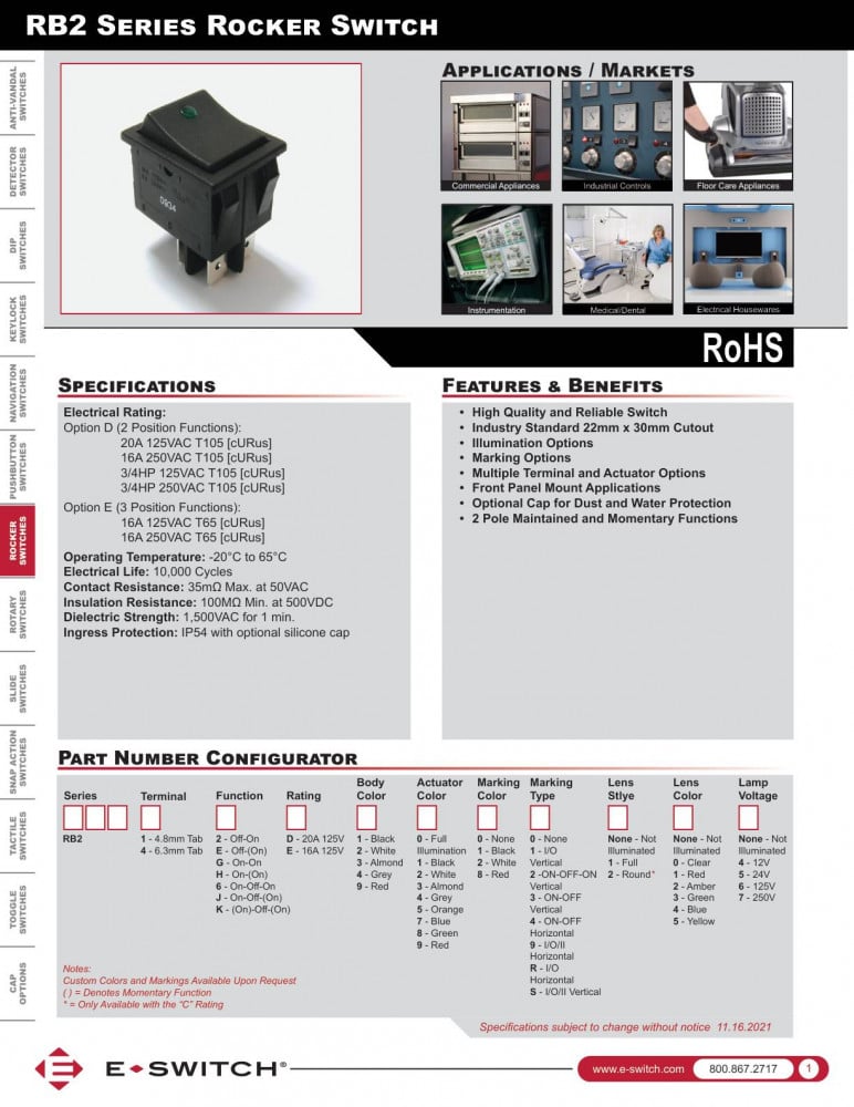RB242D1000-117 datasheet page 1