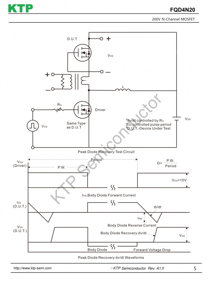 FQD4N20 datasheet page 5