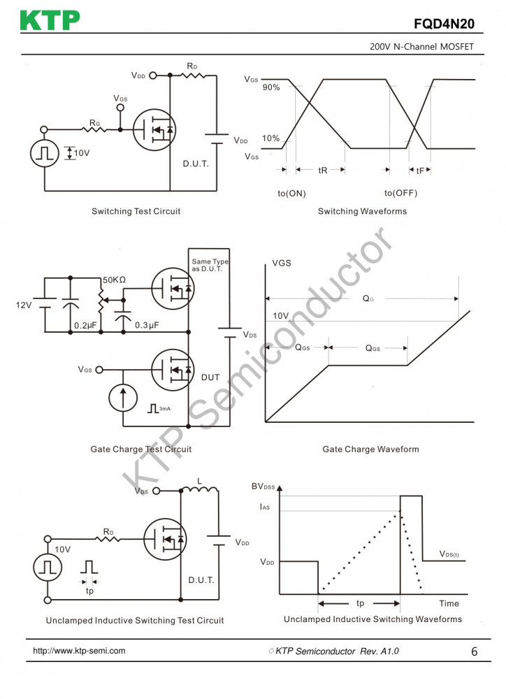 FQD4N20 datasheet page 6