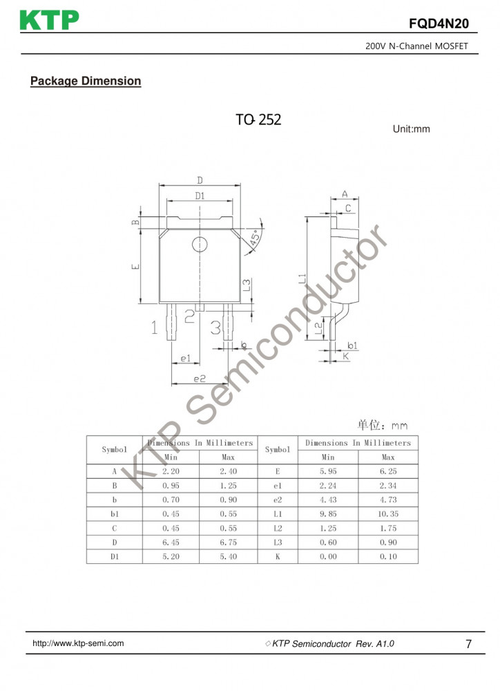 FQD4N20 datasheet page 7