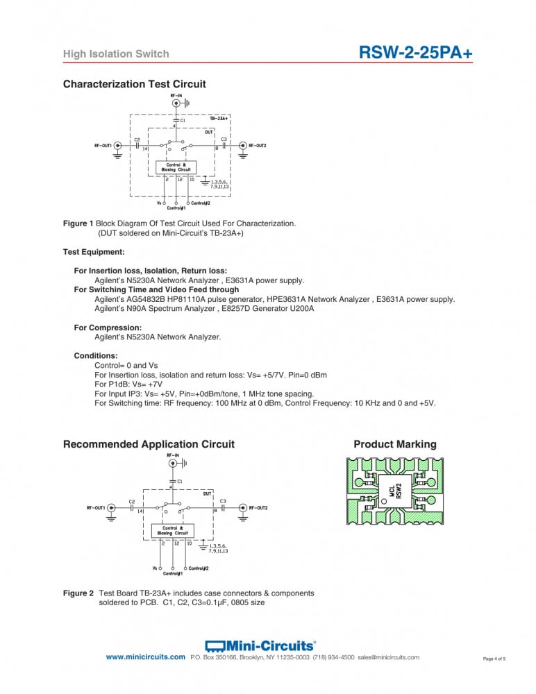 RSW-2-25PA+ datasheet page 4