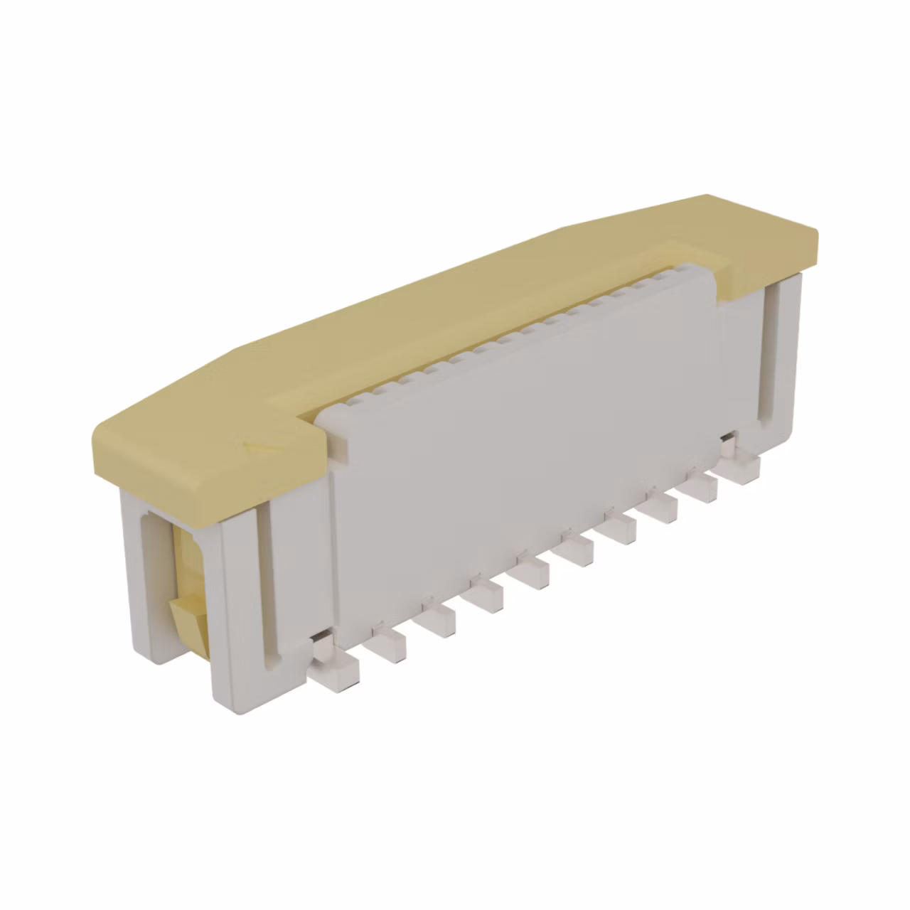Easy-On FFC/FPC Connector, 0.50mm Pitch, Slider Series, Vertical, 3.90mm  Height, 15 Circuits, Tin-Bismuth Plating for sale