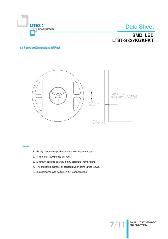 LTST-S327KGKFKT datasheet page 8