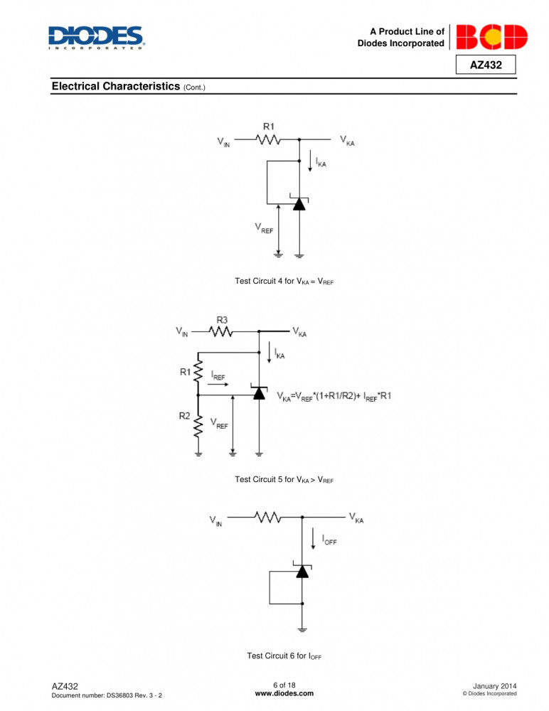AZ432 datasheet page 6