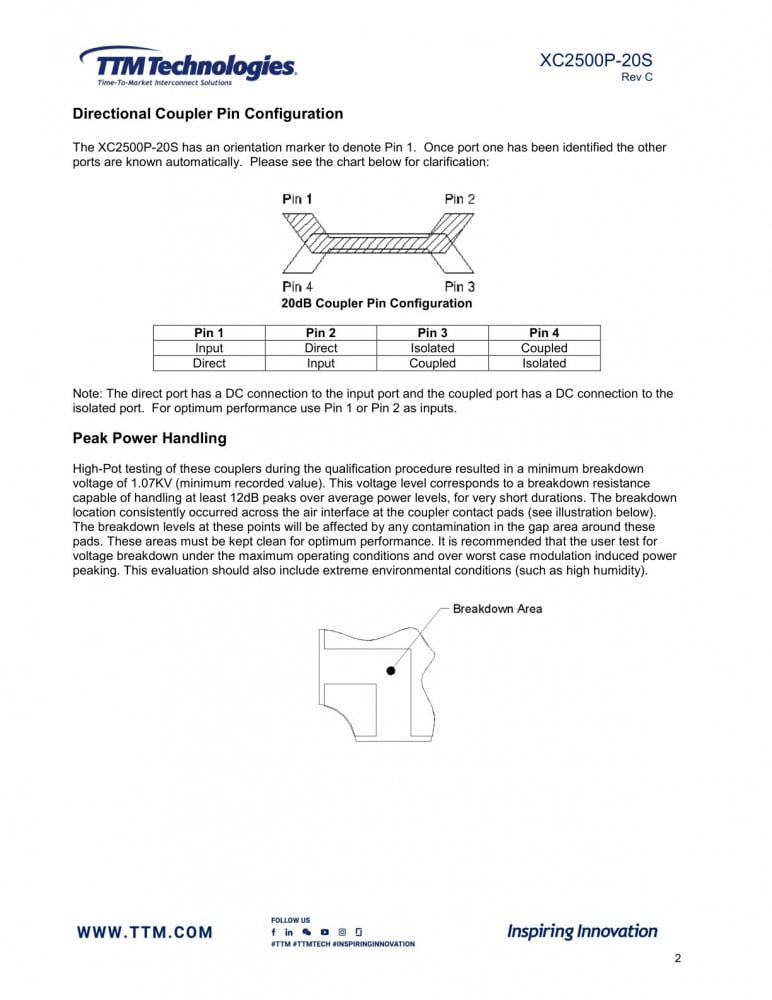 XC2500P-20S datasheet page 2