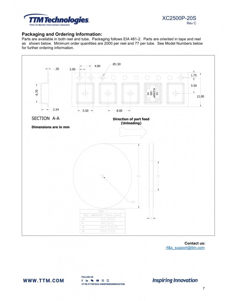 XC2500P-20S datasheet page 7