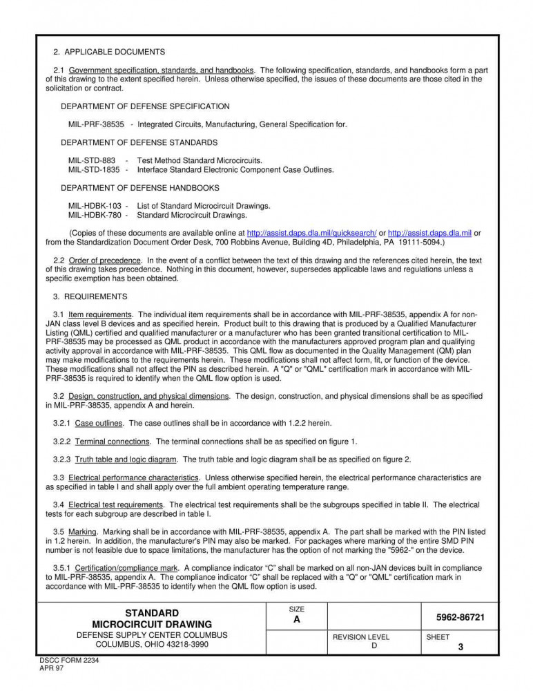 26LS30/BFA technical document page 3