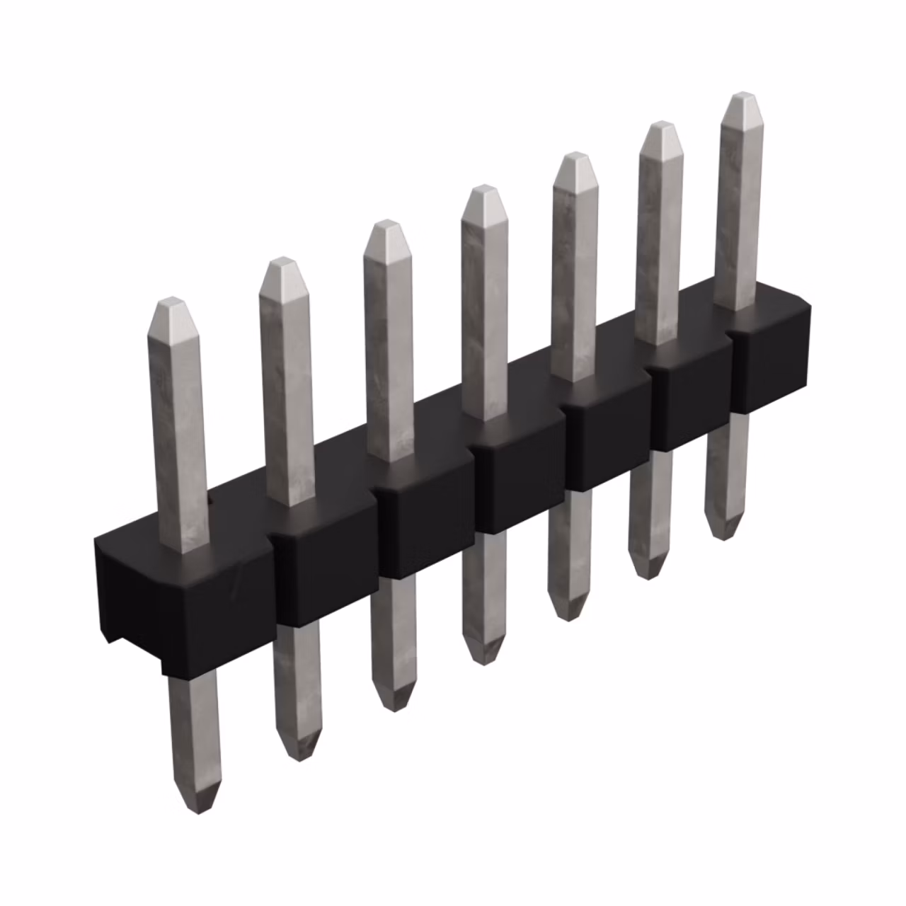 2.00mm Pitch Milli-Grid Header, Vertical, Through Hole, Breakaway, 7 Circuits, 2.50µm Tin (Sn) Plating, Mating Pin Length 3.70mm, Tail Length 3.00mm, Lead-Free for sale