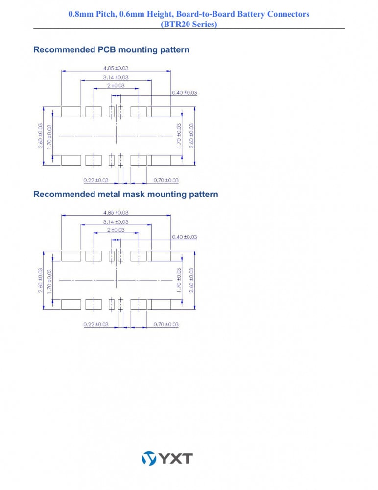 YXT BTR20 specification page 6