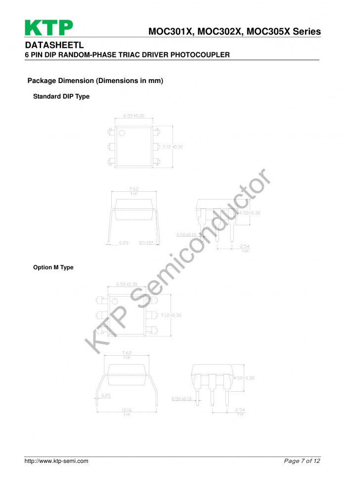 MOC3053S datasheet page 7