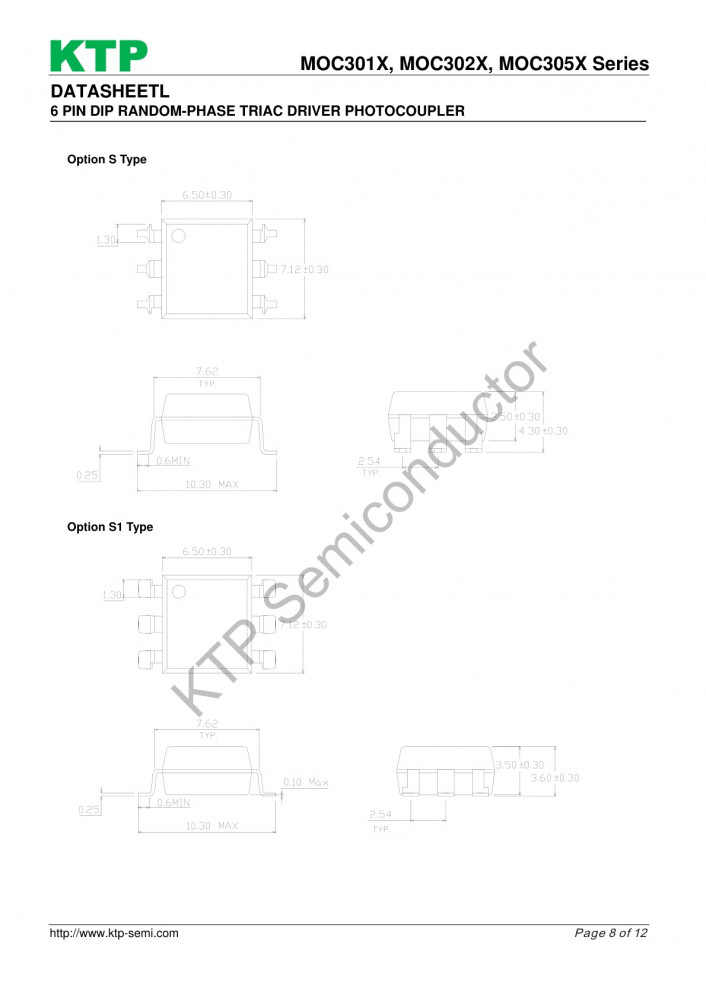 MOC3053S datasheet page 8