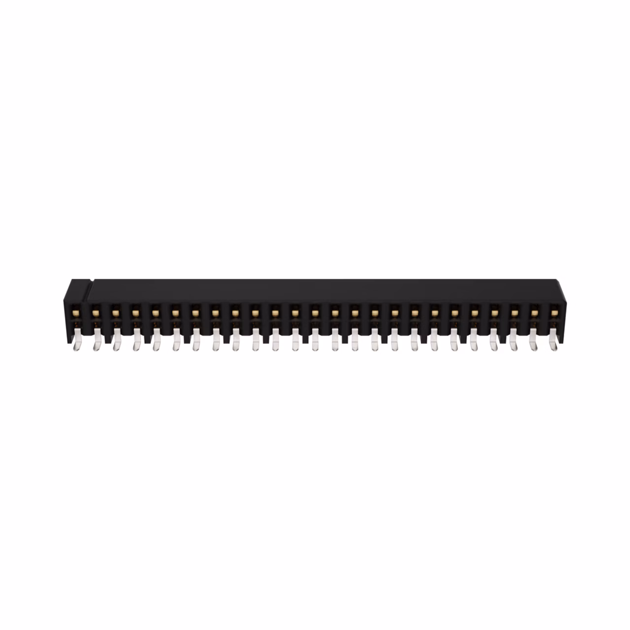 Milli-Grid Receptacle, Surface Mount, Side Entry, 0.38µm Gold (Au) Plating, 50 Circuits, Lead-Free, Tube for sale