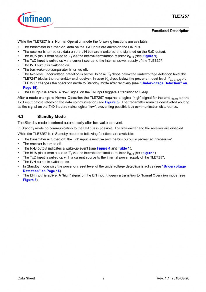 TLE7257 datasheet page 9