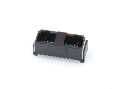 1.25mm Pitch, Micro-Lock Plus PCB Header, Dual Row, Vertical, Surface Mount, 0.76µm Gold Plating, Positive Lock, 30 Circuits, with Pick-and-Place Tape, Black for sale