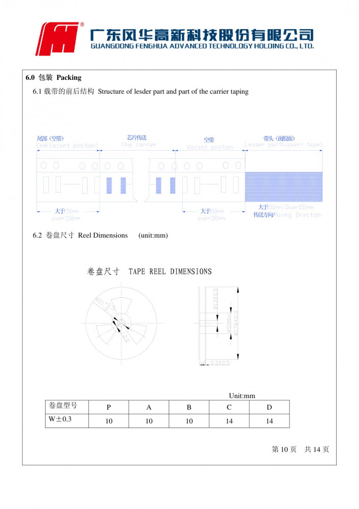 FH T450 series document page 10