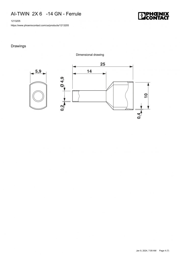 Phoenix Contact 1213205 technical document page 4