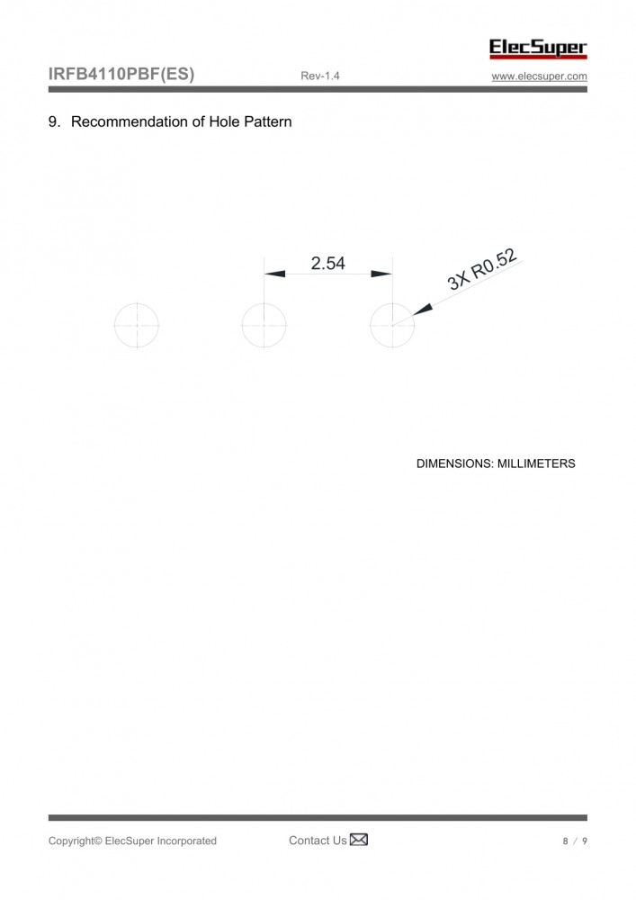 IRFB4110PBF(ES) datasheet page 8