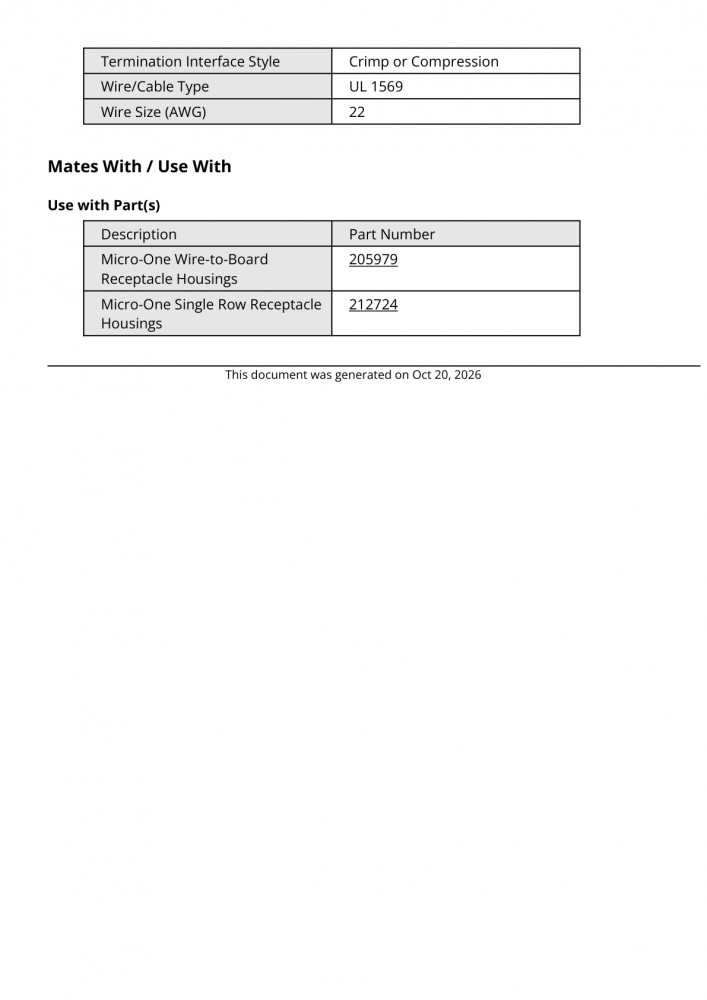 MOLEX 2196541124 drawing preview, page 3