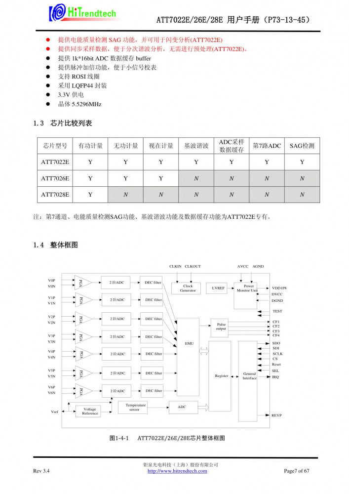 ATT7026E technical document page 7