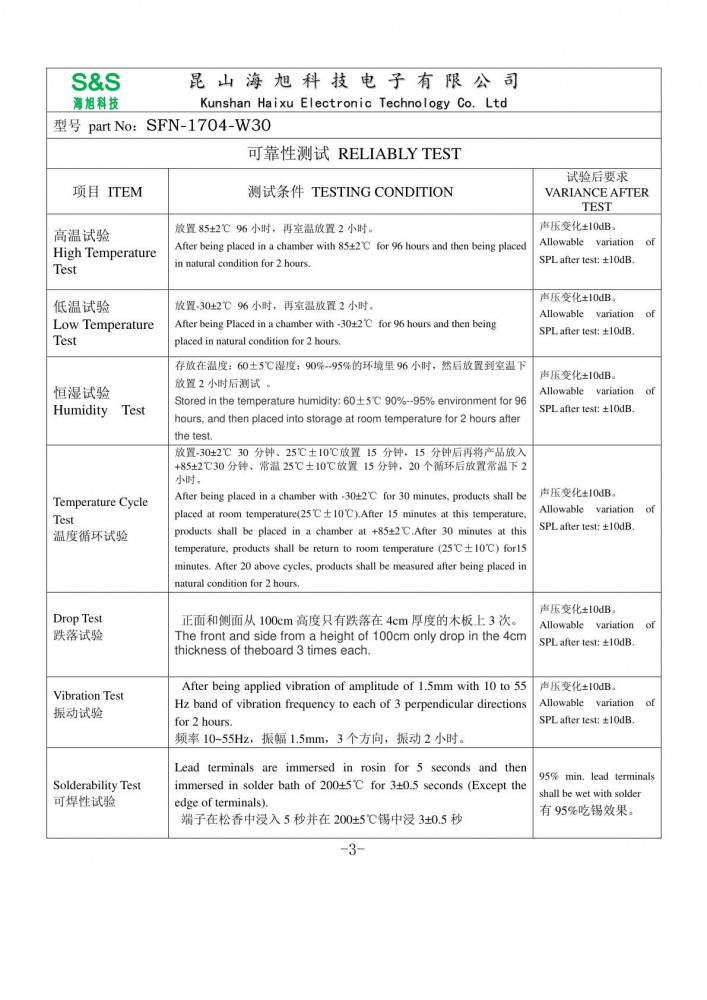 SFN-1704-W30 specification page 3
