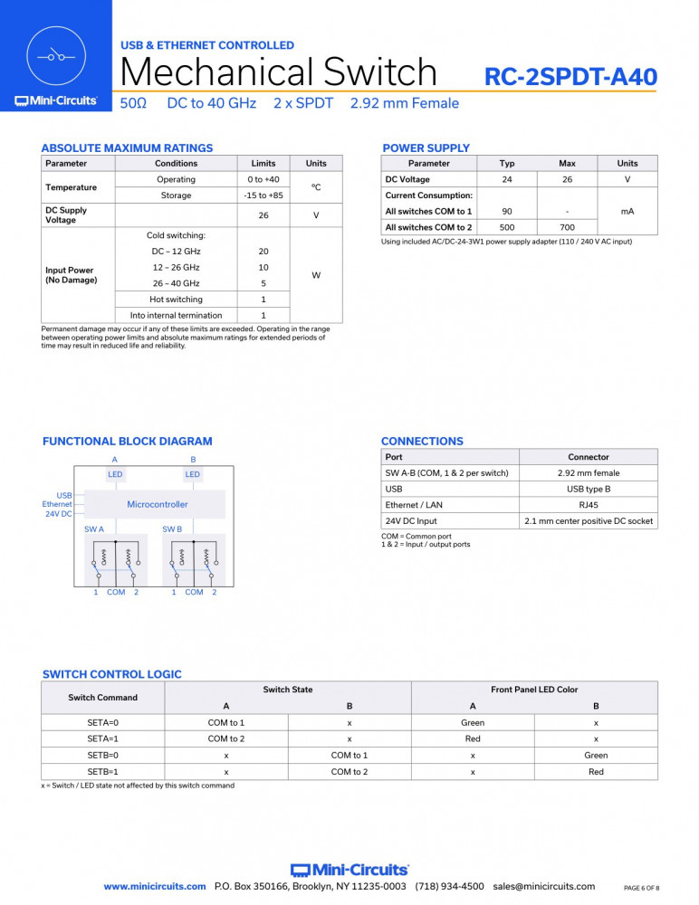 RC-2SPDT-A40 datasheet page 6